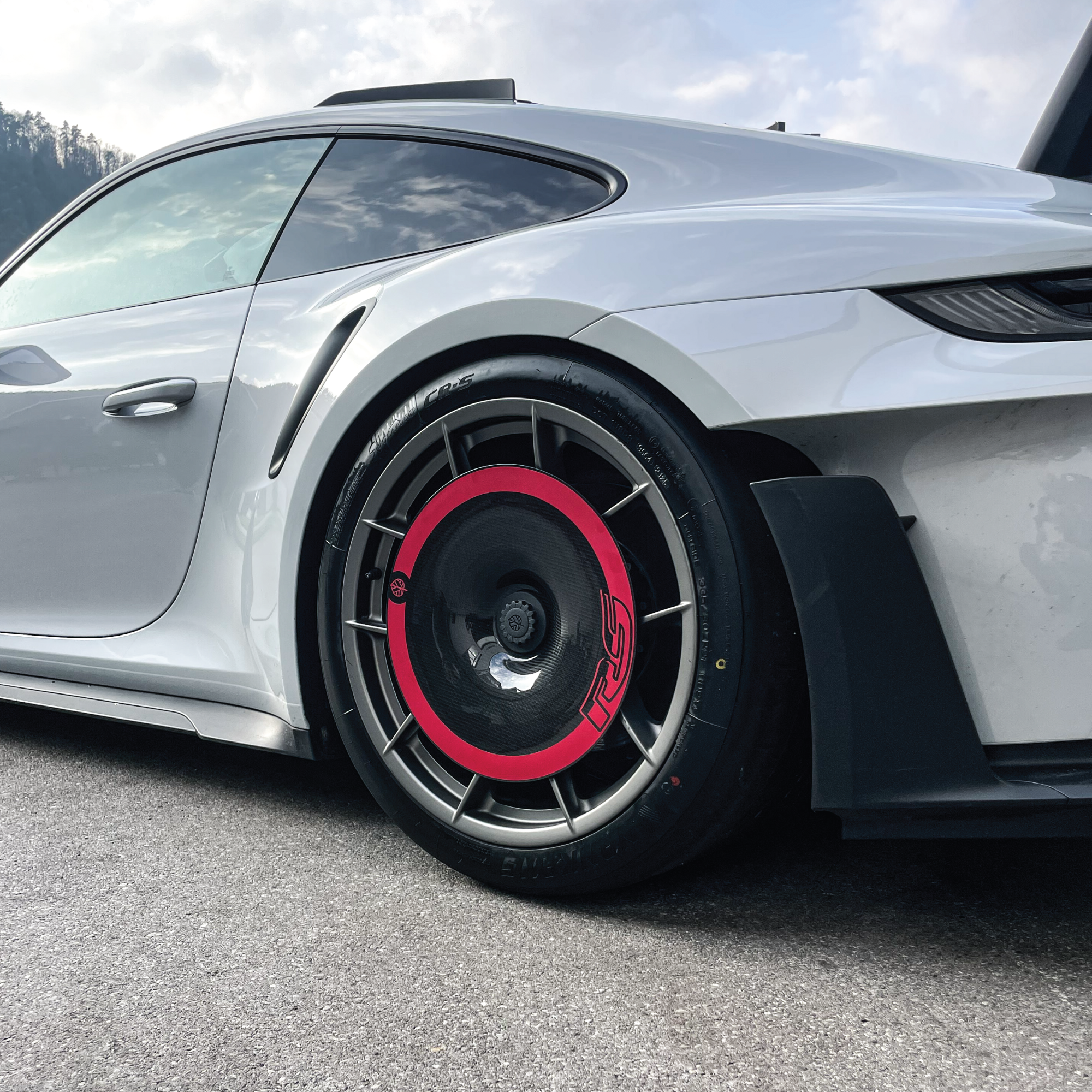 CARBON FIBER AERO DISCS [EVO] for Porsche 911 GT3 RS (992.1) - MAG whe ...